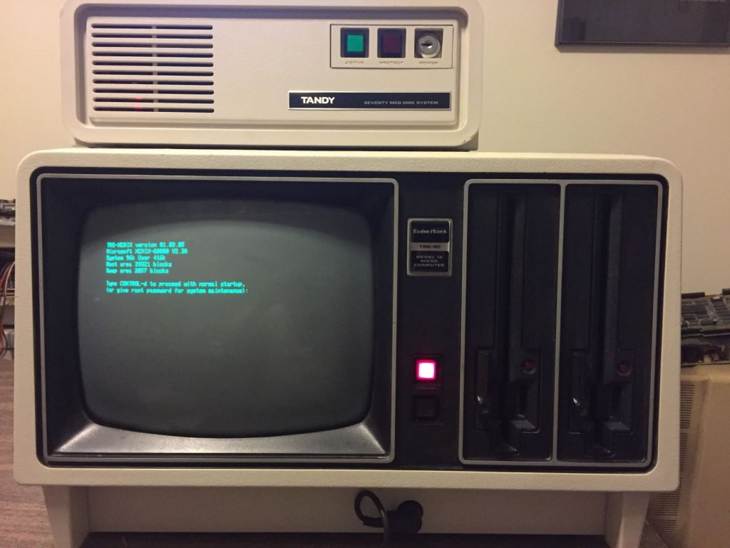 Tandy 6000 restored as TRS-80 Model 12 – Virginia Computer Museum