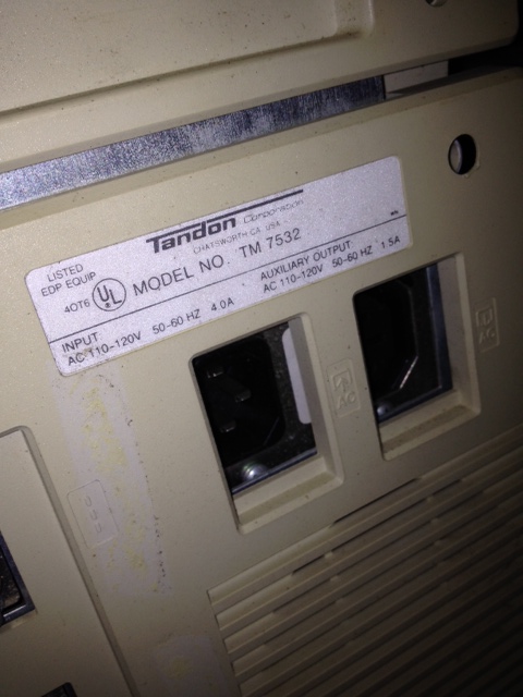 Tandon PAC 286 – Virginia Computer Museum